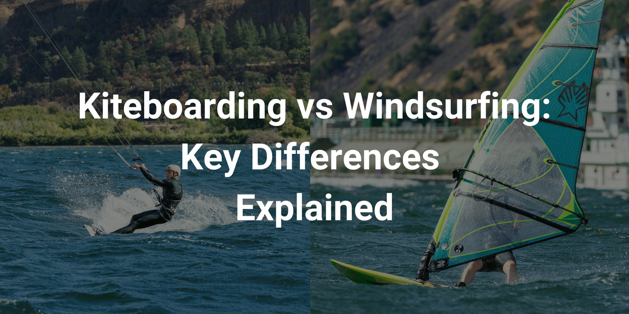 Kiteboarding vs Windsurfing